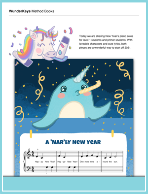 New Year's Piano Solos - WunderKeys