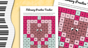 A February Piano Practice Tracker Your Kids Will "Love" - WunderKeys