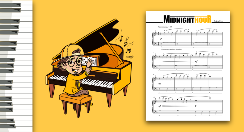A Spooky Halloween Solo For Tween Piano Students - WunderKeys