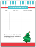 Christmas Tree Practice Printables To Fill December With Music - WunderKeys