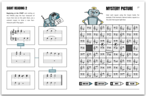 New Homework Pages, Blank Sheet Music, And Punch Cards