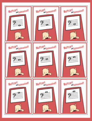 G Five-Finger Scales Flash Cards - WunderKeys