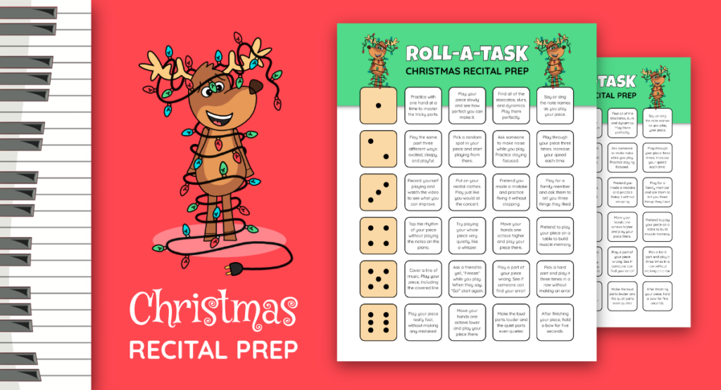 Print This Christmas Practice Calendar For Recital Prep