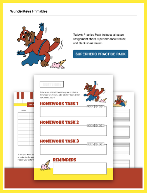 Summertime Superheroes Practice Pack - WunderKeys